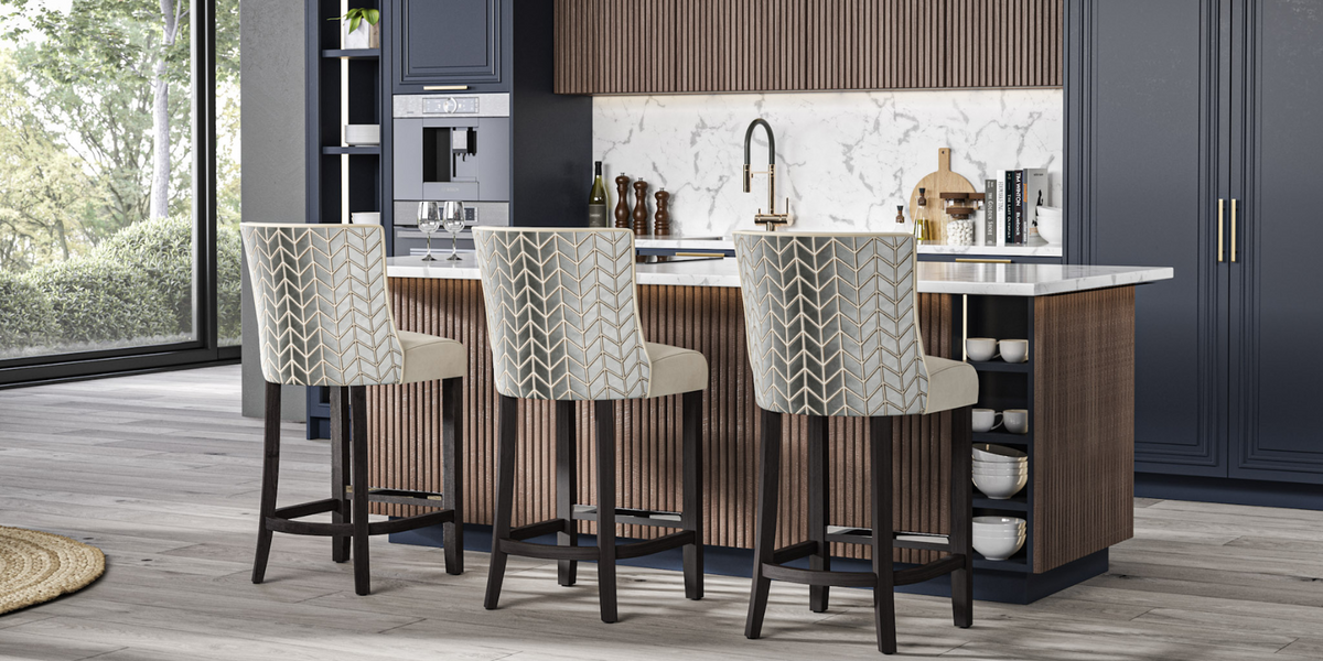 What is the right bar stool height for my kitchen worktop? | The Chair ...